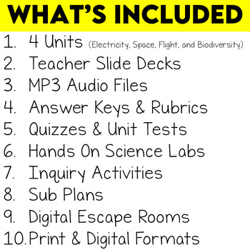 Grade 6 Science Bundle Ontario Curriculum - 2 Peas and a Dog